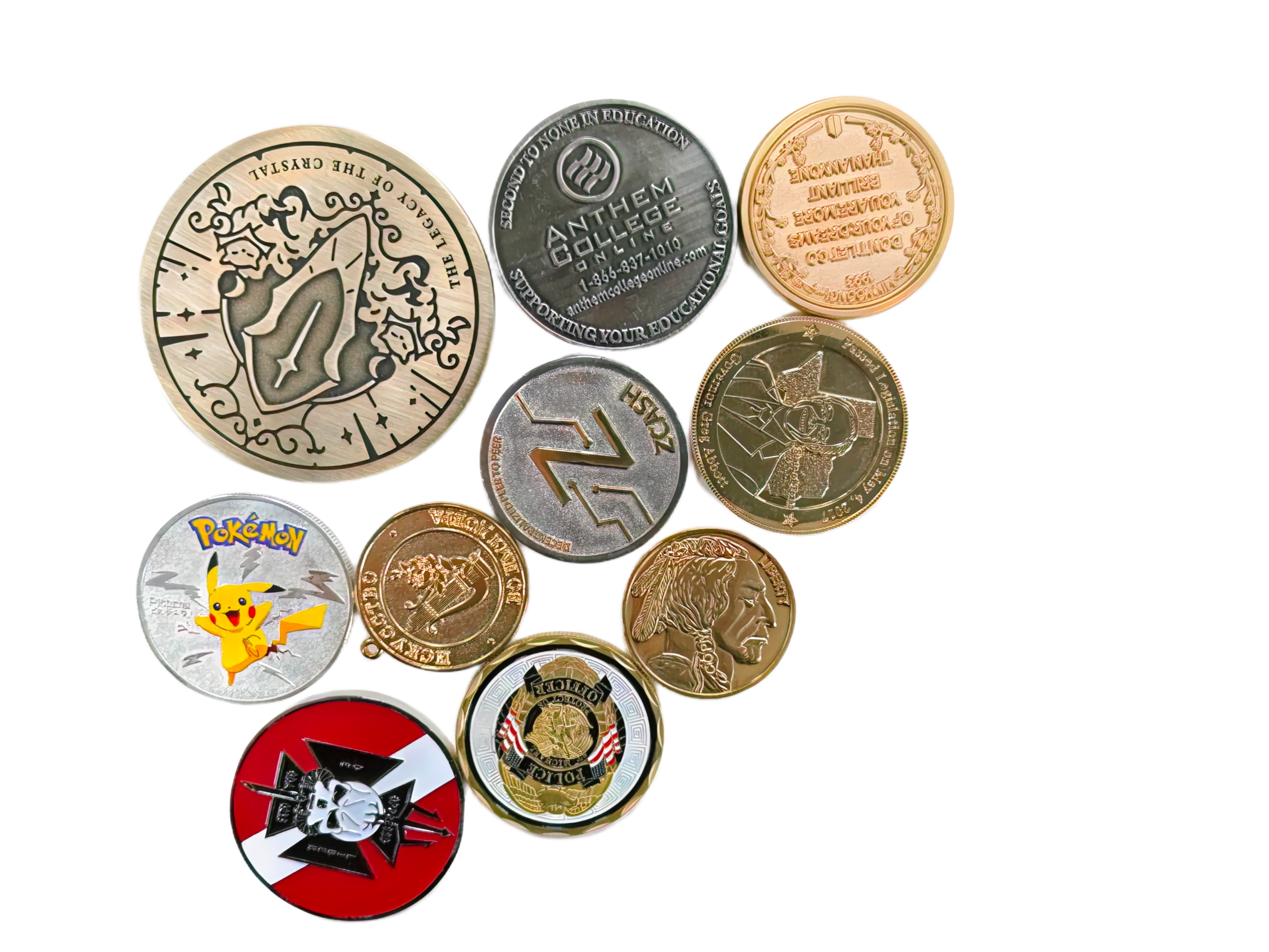 What Are Challenge Coins Made Of? Metals & Platings Guide | Blythepin